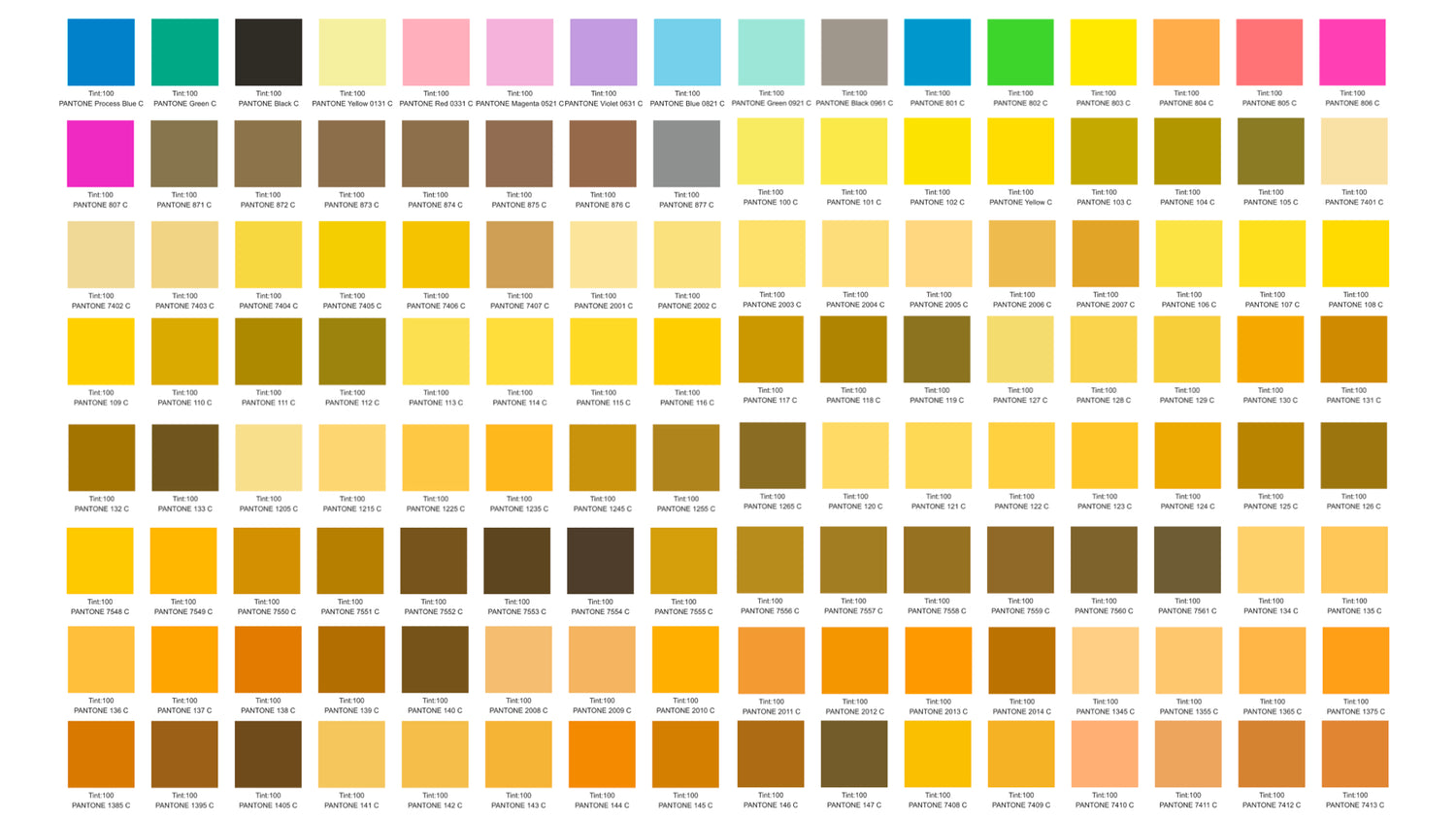 Pantone Color Chart: Perfect Shades for Small Sustainable Orders – ACE ...